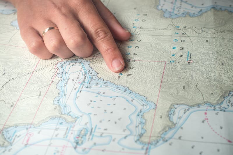 Female hand on the map stock photo. Image of country - 96978126