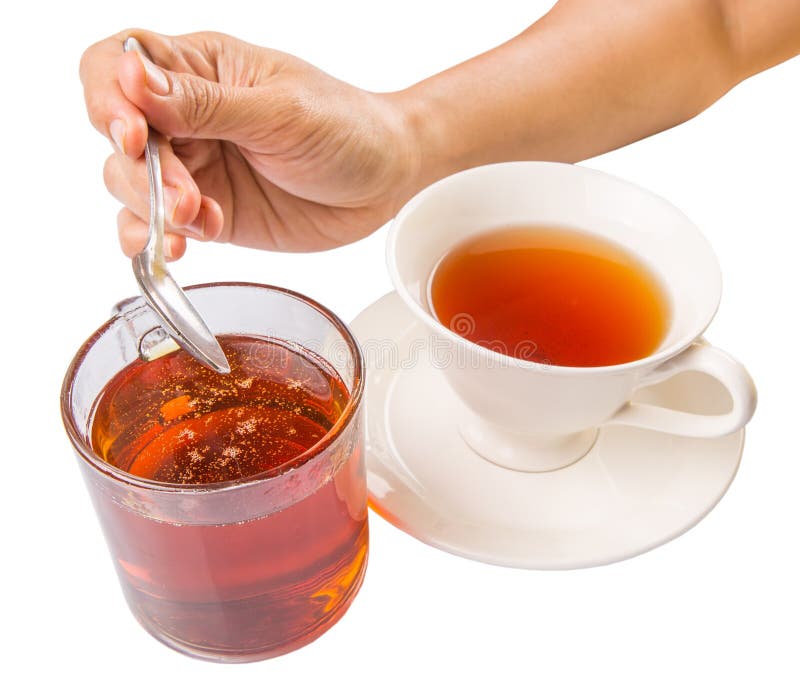 Female Hand Mixing Honey with Tea VI Stock Image - Image of healthy ...