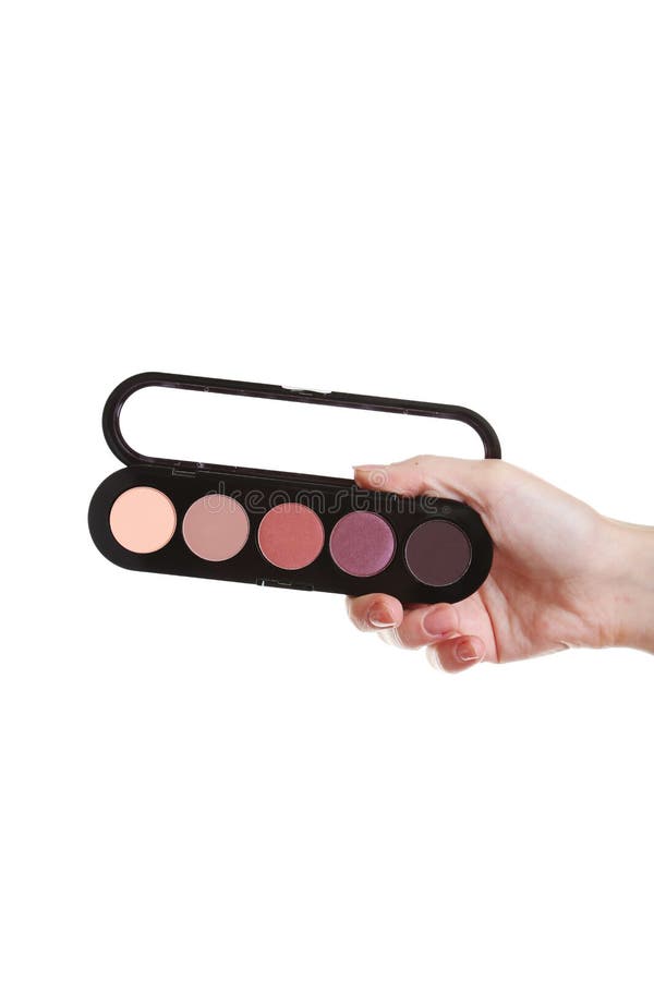 Female hand with palette stock image. Image of beautiful - 62316797