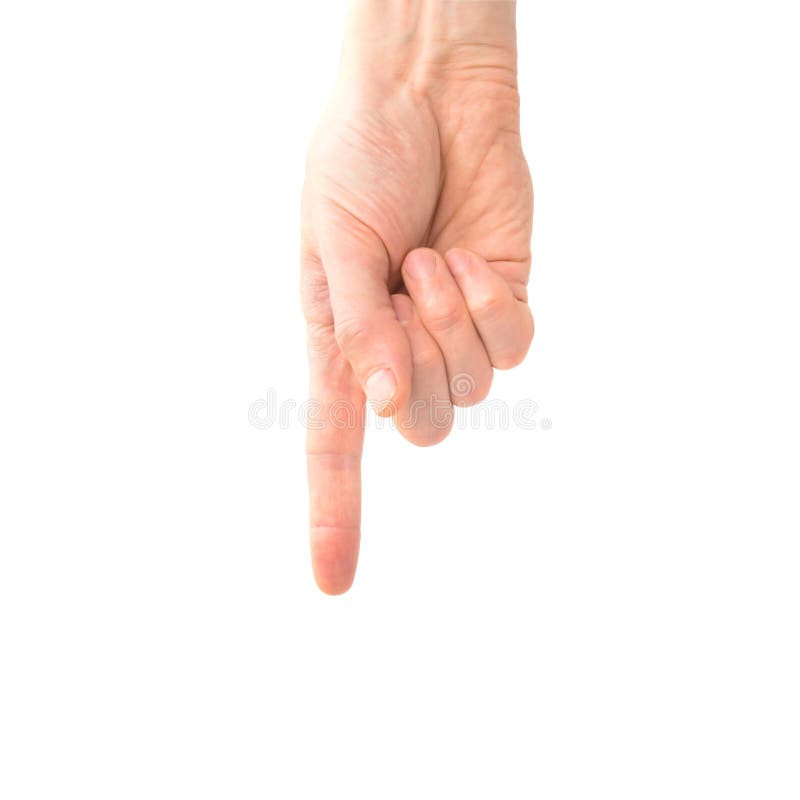Woman Hand Pointing Down Stock Images - Download 1,017 Royalty Free Photos