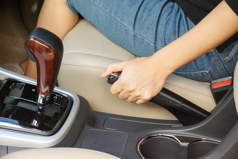 Car automatic gear stock image. Image of lever, handbrake - 111981271