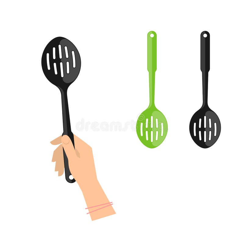 Slotted Spoon Stock Illustrations – 425 Slotted Spoon Stock ...