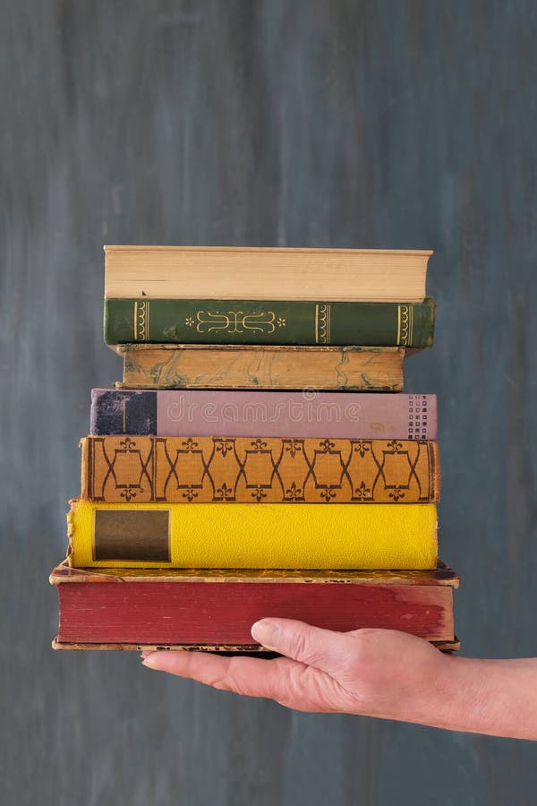 Female Hand and a Stack of Books,education,knowledge,library,back To ...