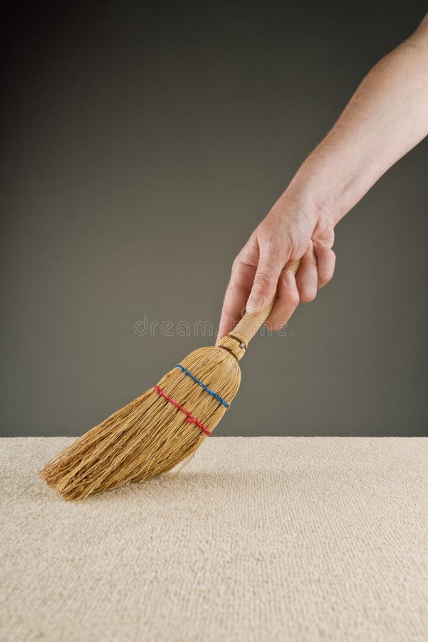 Hand sweeping a floor stock image. Image of sweep, clean - 10127841
