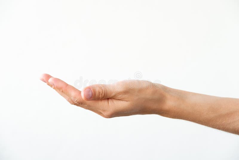 Gesture of Offer or Request Stock Photo - Image of close, offer: 143795546