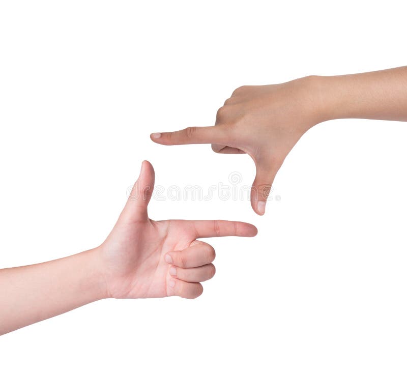 Female Hand on White , Take Photo Sign Stock Photo - Image of fashion ...