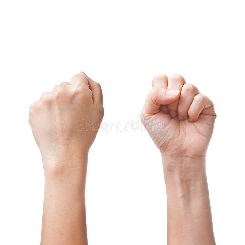 Female Hands Counting Number Zero Stock Photo - Image of little, hand ...
