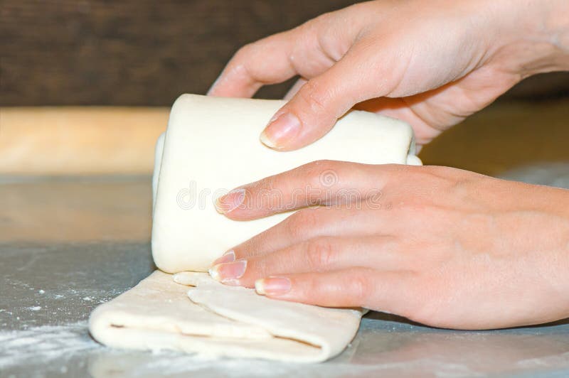Rolling dough stock image. Image of human, bowl, close - 29769725