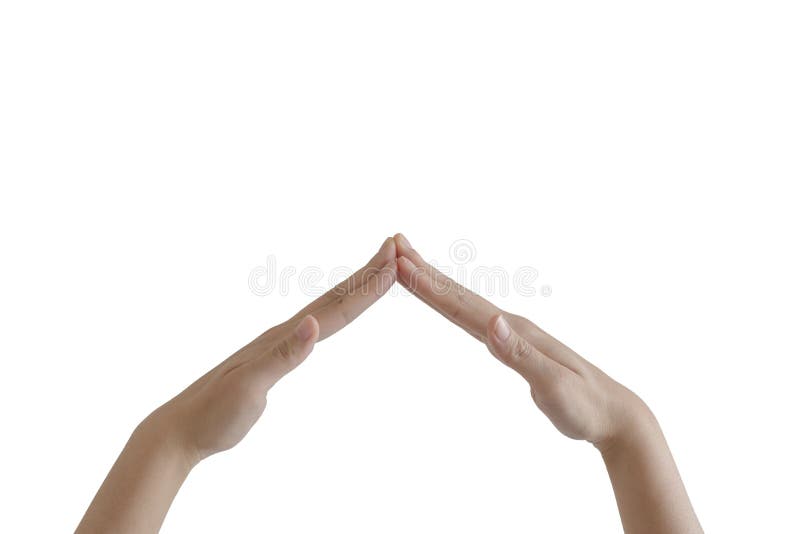 Female Hands Forming Roof Shape Stock Photos - Free & Royalty-Free ...