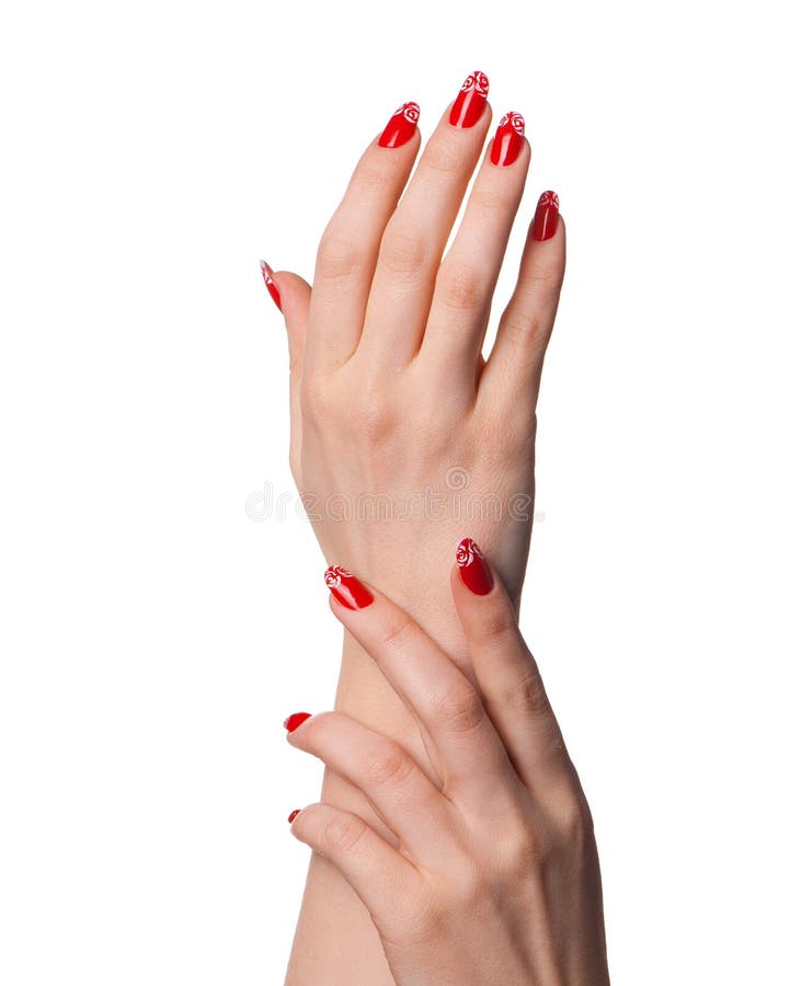 Beautiful female hands. stock image. Image of female - 38621743