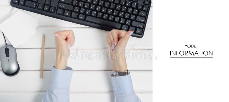 Female Hands Gesture All Right Notes for Notes Keyboard Mouse from ...