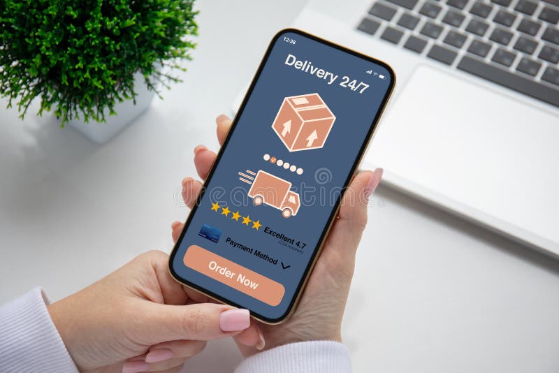 Female Hands Typing on a Laptop Keyboard Stock Photo - Image of ...