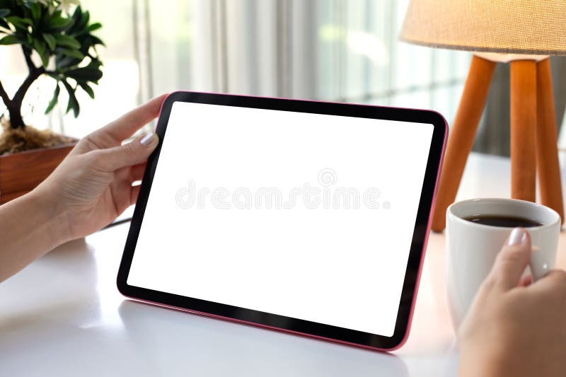 Tablet on the Table at the Doctor Stock Image - Image of isolated ...
