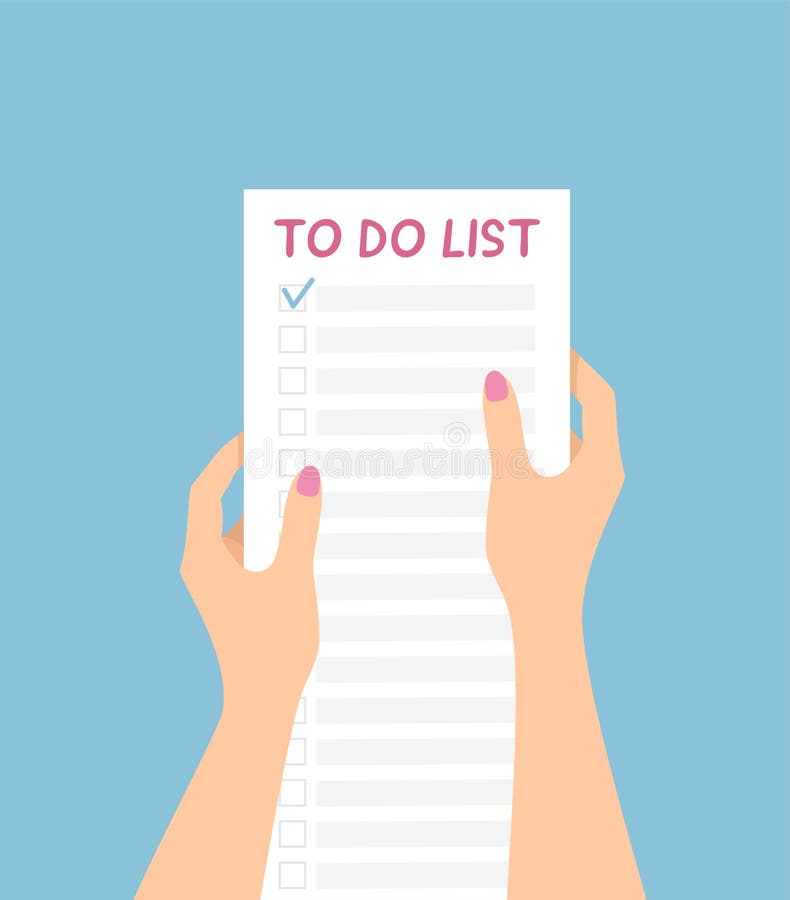 To Do List Blue Stock Illustrations – 1,177 To Do List Blue Stock ...