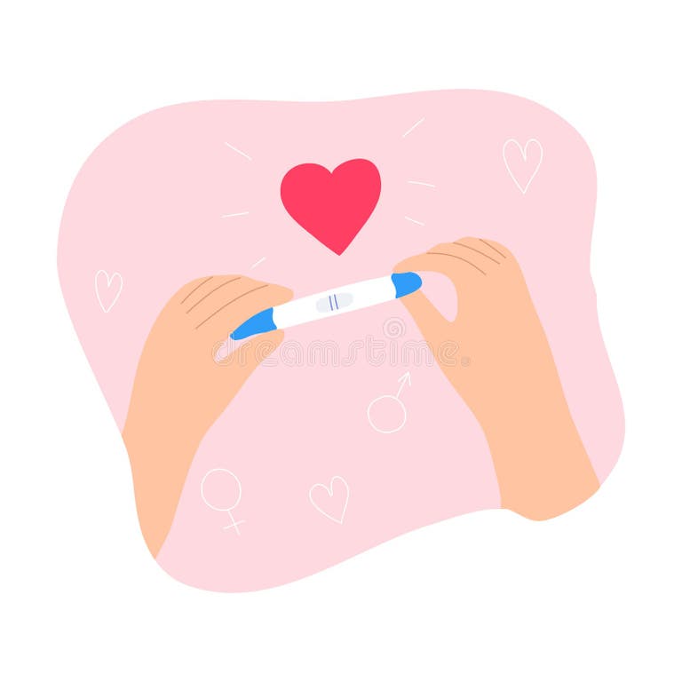 Positive Pregnancy Test Cartoon Icon Stock Illustrations 158 Positive