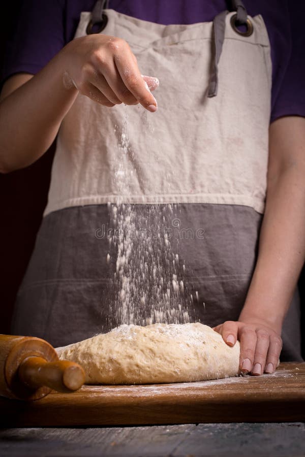 Sprinkle with flour stock photo. Image of pastry, flour - 127088978