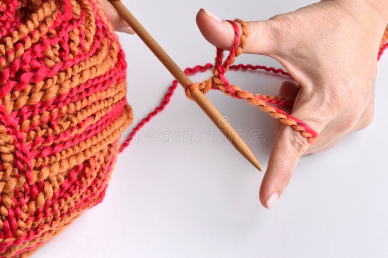 Threads for knitting stock photo. Image of horizontal - 208211832