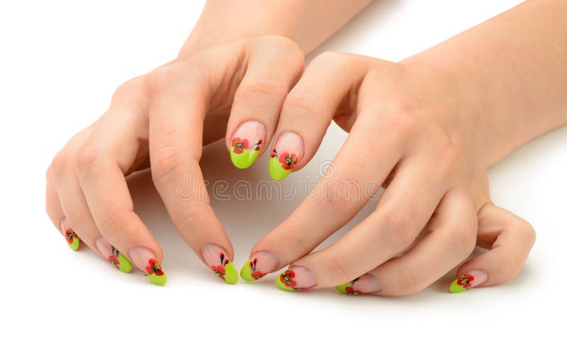 Female hands with manicure stock image. Image of caucasian - 25172349