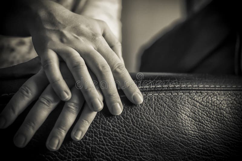 Female Hands One Over Another Stock Image - Image of guidance, gesture ...