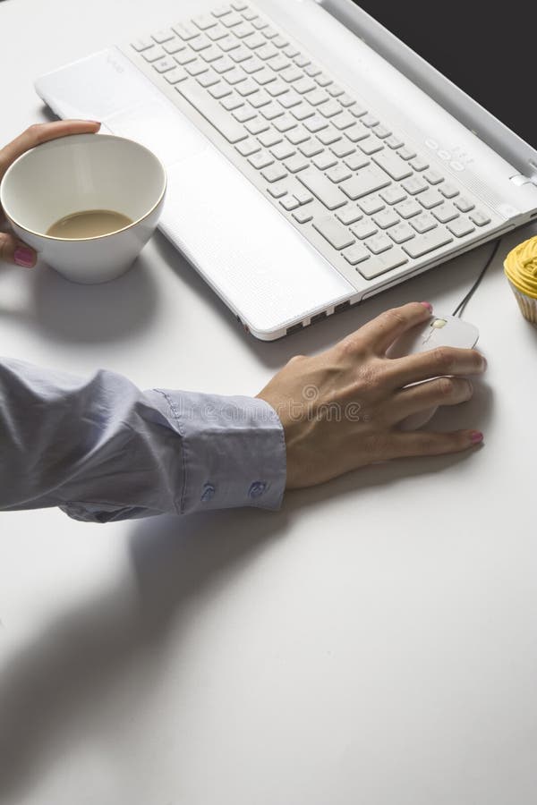 Female Hands Typing on Keyboard, White Computer Stock Photo - Image of ... Female Hands Typing on Keyboard, White Computer Stock Photo - Image of ...
