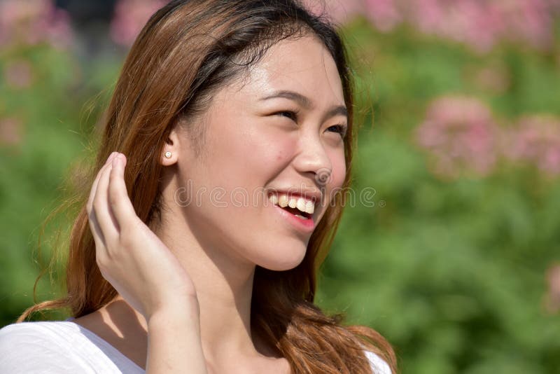 Female and Happiness stock photo. Image of happy, elated - 156374994