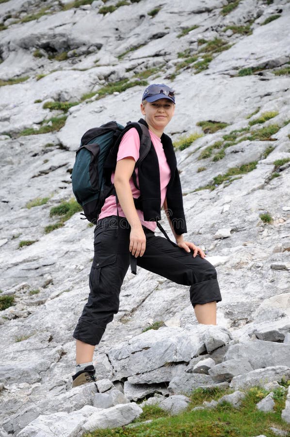 Female hiker stock photo. Image of rambler, person, rambling - 10452744