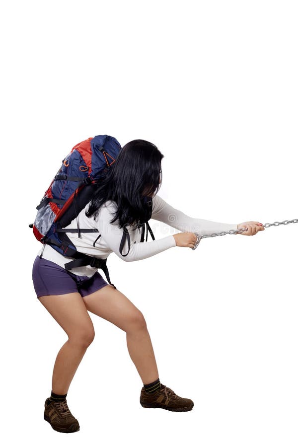 Beautiful Woman Pulling Chain Photos - Free & Royalty-Free Stock Photos ...