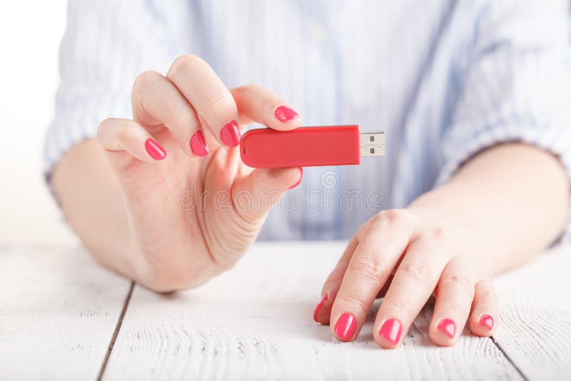 Usb stick flash stock image. Image of electronic, plug - 29868923