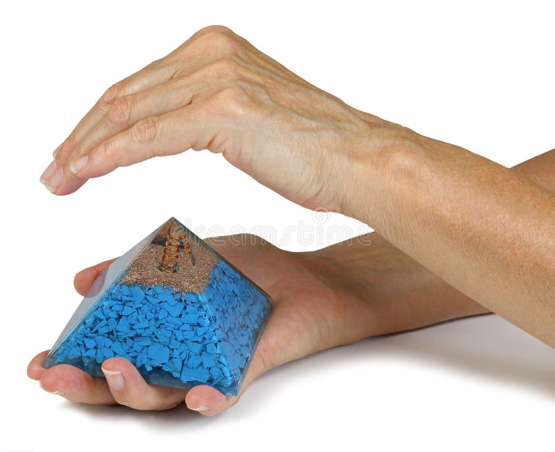 Sensing Energy between Palms Stock Image - Image of color, distant ...