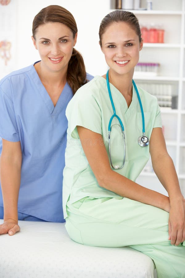 Female hospital doctors stock image. Image of caucasian - 20598317