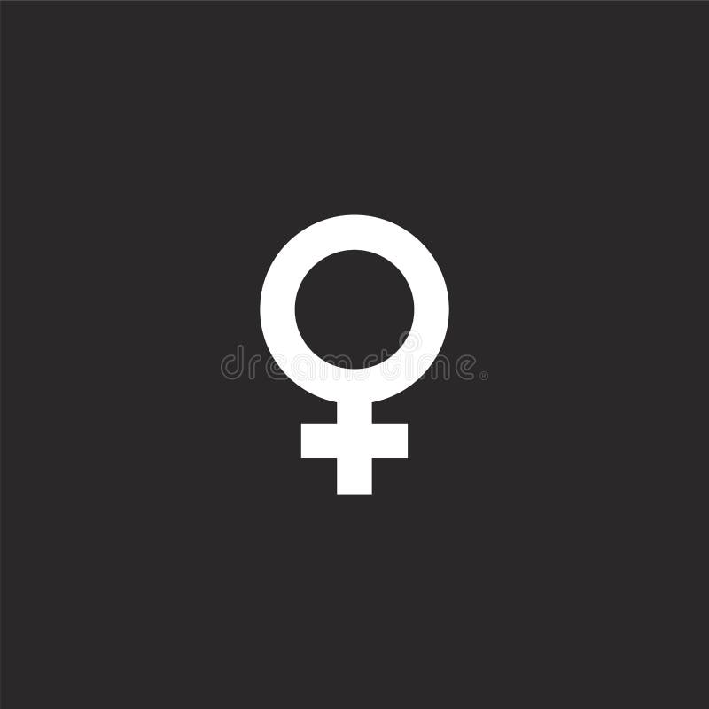 Female Icon. Filled Female Icon for Website Design and Mobile, App ...