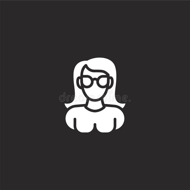 Female Icon. Filled Female Icon for Website Design and Mobile, App ...