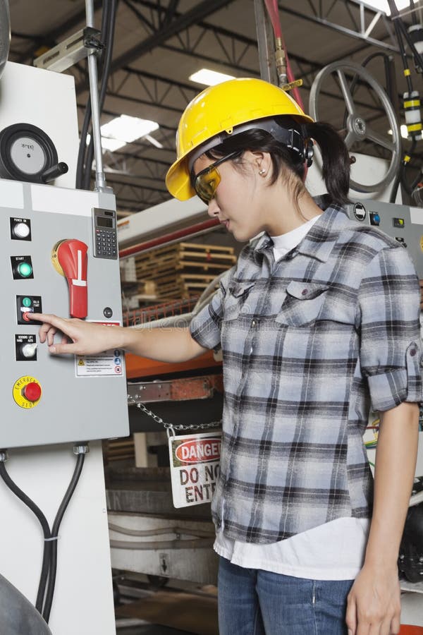 Industrial Worker Causing Shower of Sparks Back View Stock Image ...