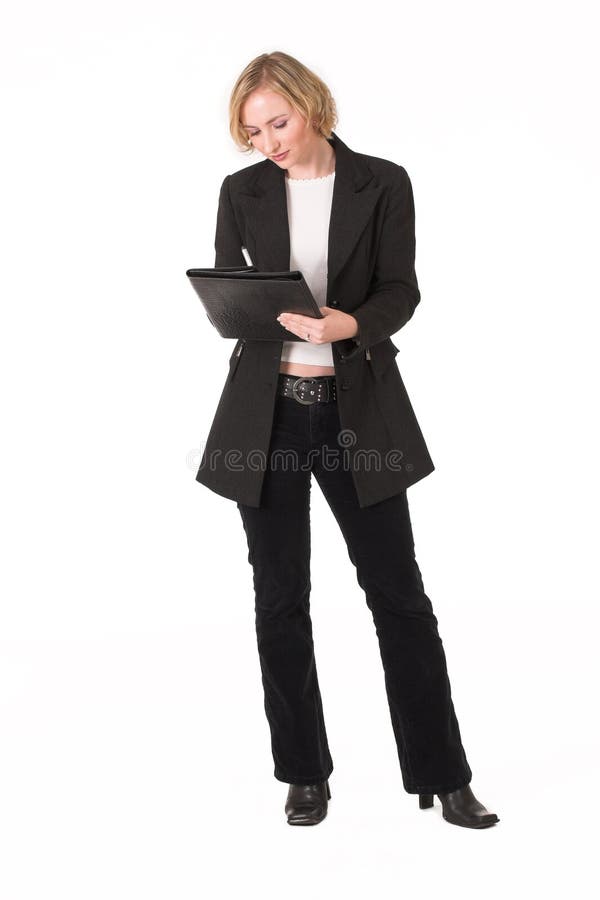 Female inspector #2 stock image. Image of groomed, dressed - 1002391