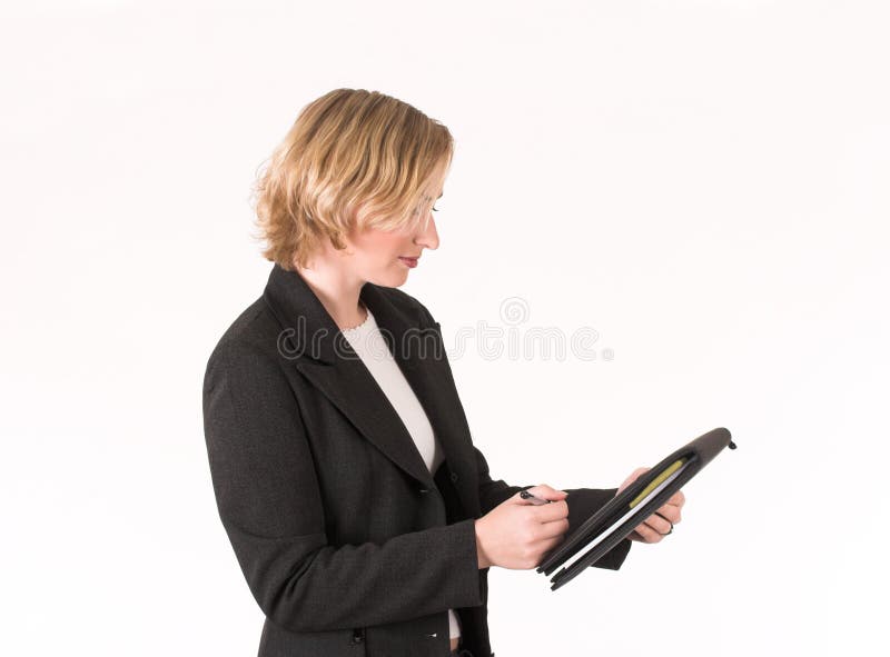 Female inspector #10 stock photo. Image of isolated, powerful - 1002356