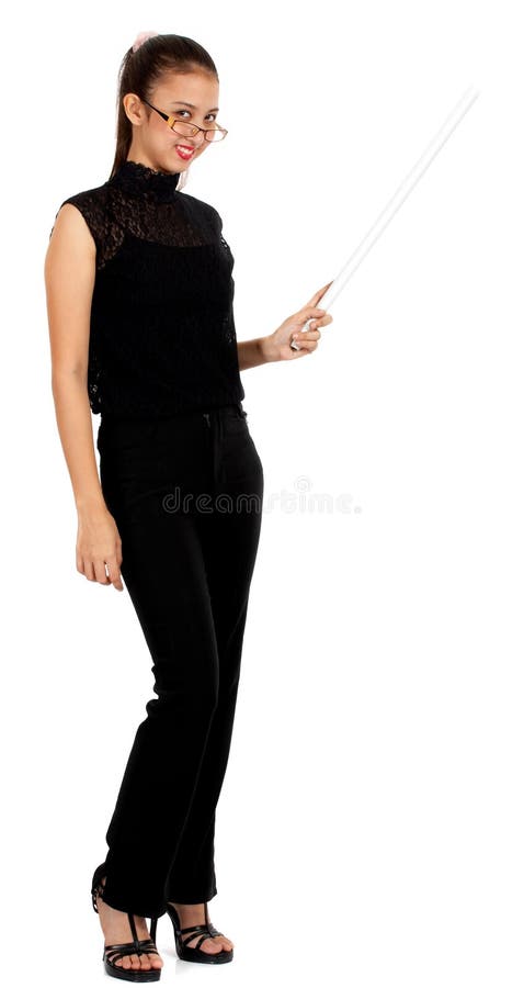 Female Instructor with Class Meditating at Gym Stock Photo - Image of ...