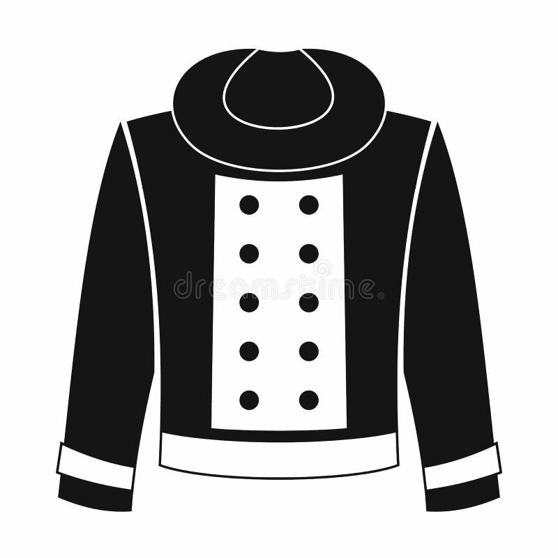 Female Jacket Icon, Simple Style Stock Vector - Illustration of ...