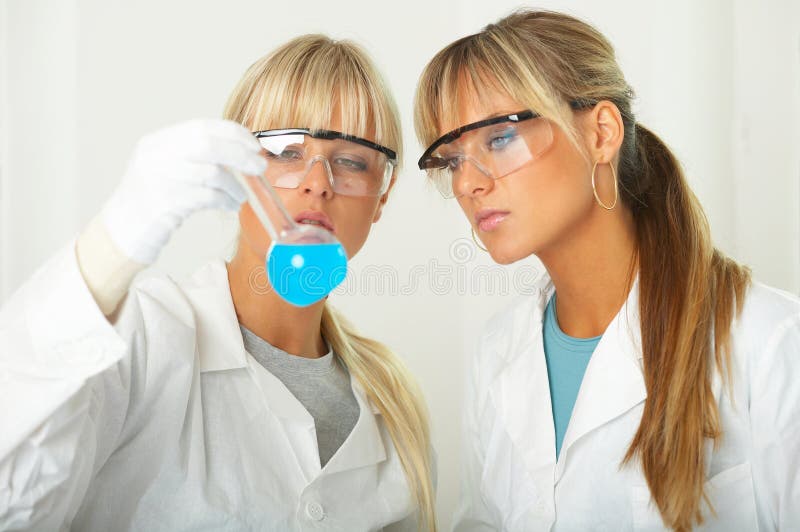 Female in lab stock photo. Image of science, thoughtful - 2905804