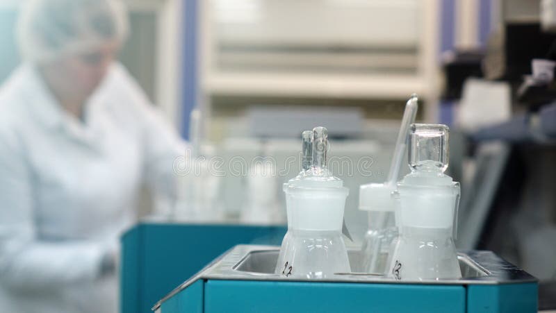 Samples of Dairy Products in the Laboratory Stock Image - Image of ...