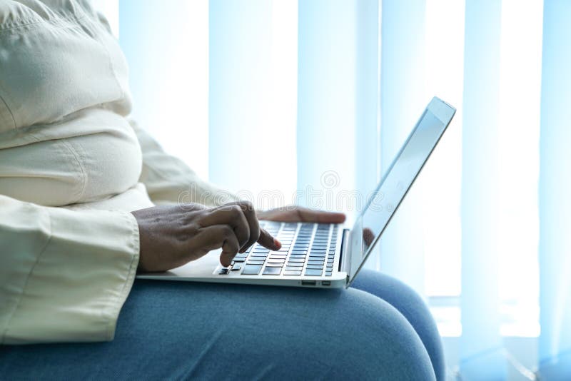 Laptop on the lap stock photo. Image of knee, laptop - 11195264