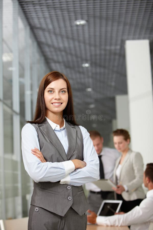 Female leader stock image. Image of contemporary, attractive - 22208223