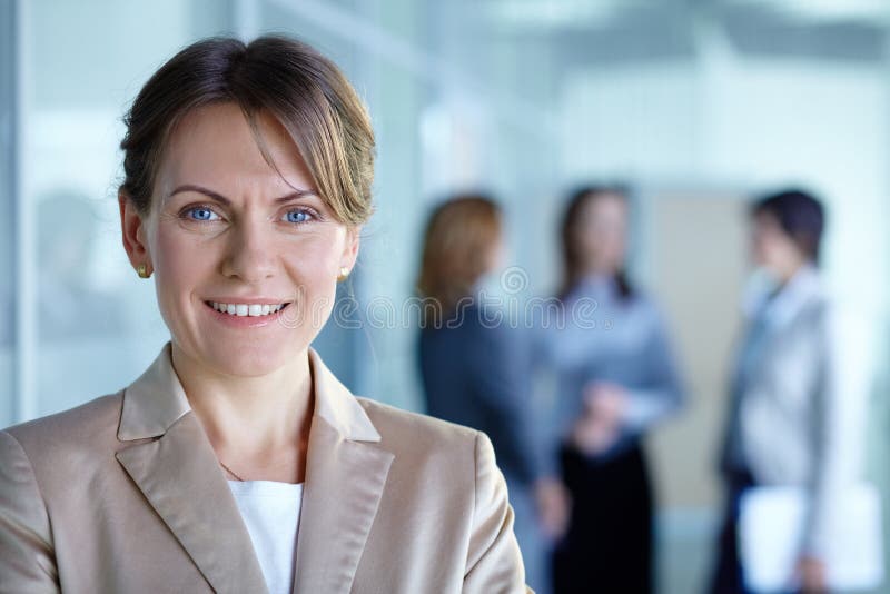 Female leader stock photo. Image of caucasian, businesswoman - 29514362