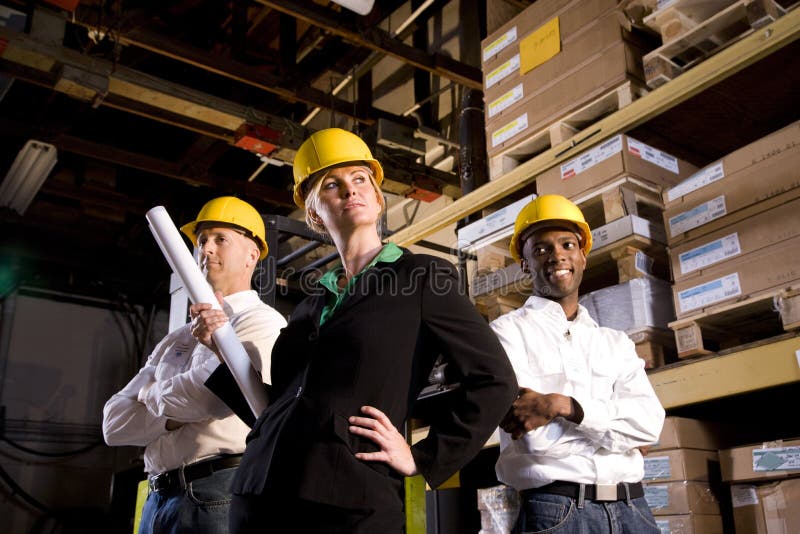 Construction workers stock image. Image of indoors, female - 10708567
