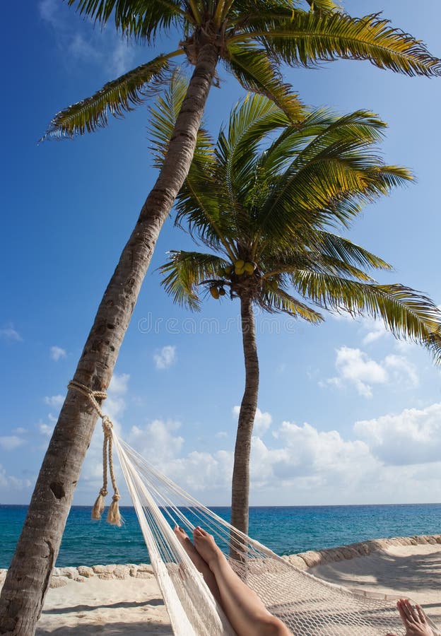 Woman`s Legs on Tropical Beach Background Stock Photo - Image of rest ...