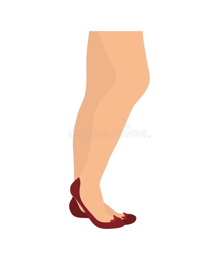 Female Legs Icon. Human Body Design. Vector Graphic Stock Vector ...
