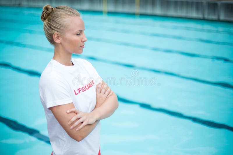 Female Lifeguard stock image. Image of teen, girls, rescue - 6523213