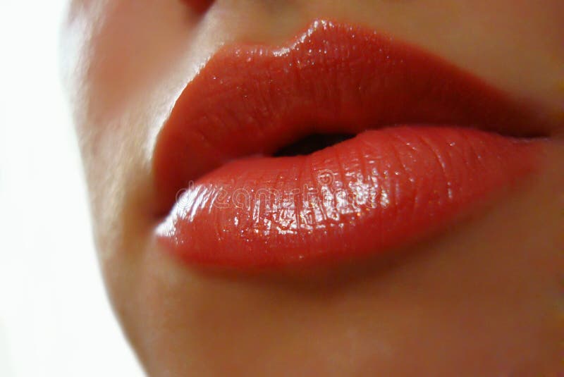 Female lips stock image. Image of people, beautiful, gloss - 7412507
