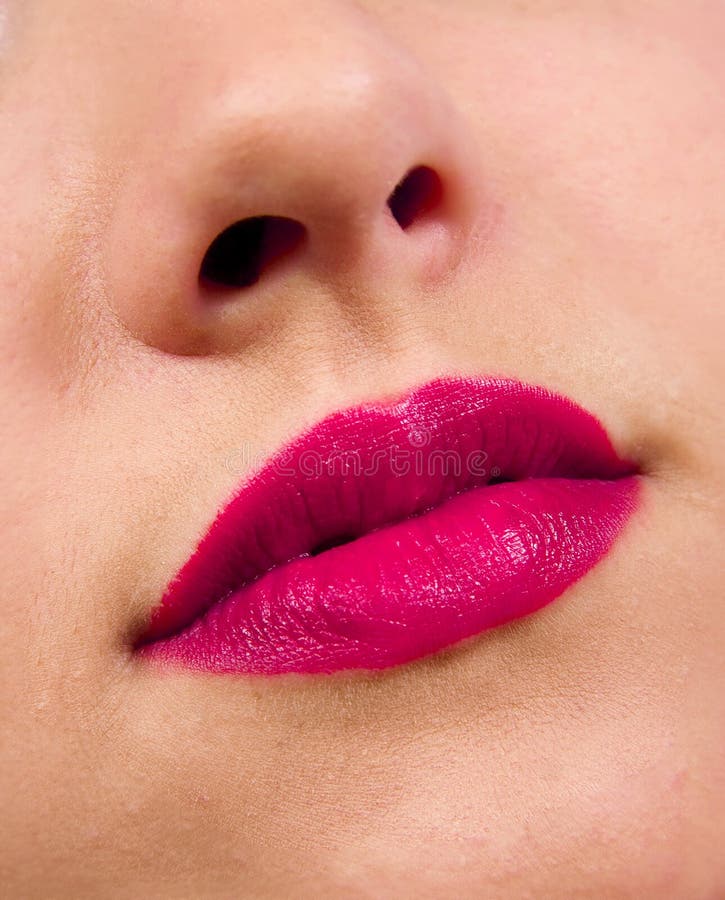 Female lips close up stock photo. Image of pink, glamour - 61790914