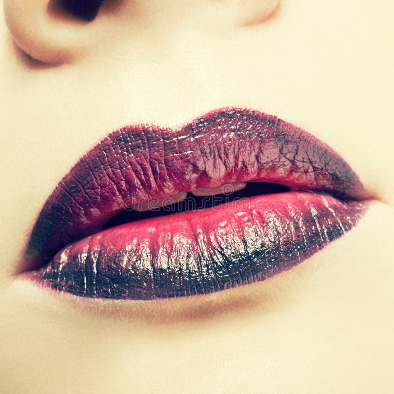 Female lips stock image. Image of face, lips, model, glamour - 48573257