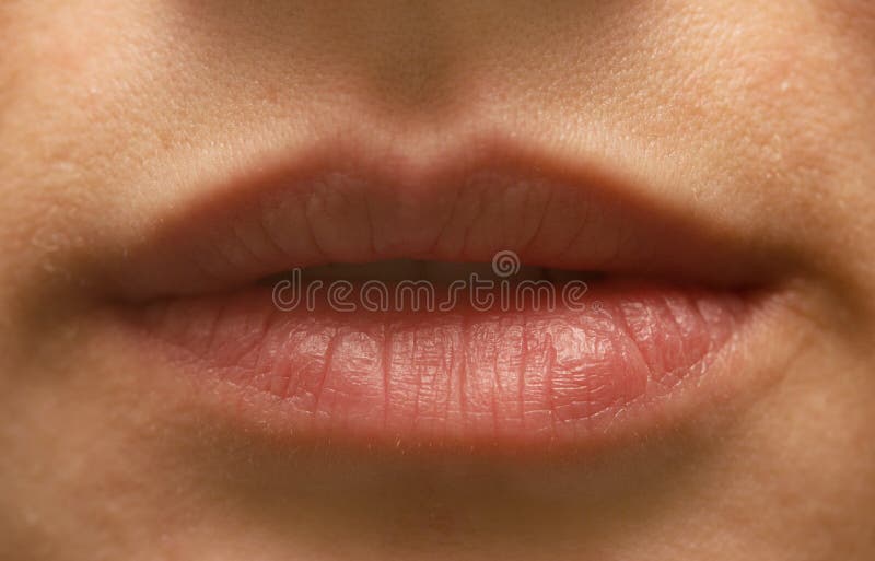 Female Lips without Make Up Stock Photo - Image of beautiful, mouth ...